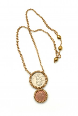Double Coin Necklace