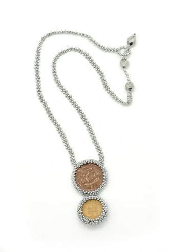 Double Coin Necklace